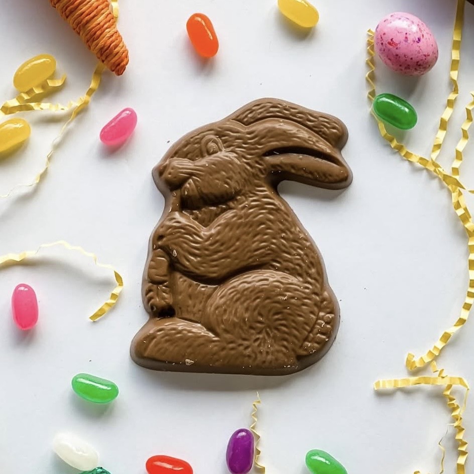 Winfrey's Fudge & Chocolates: 3oz Milk Chocolate Bunny